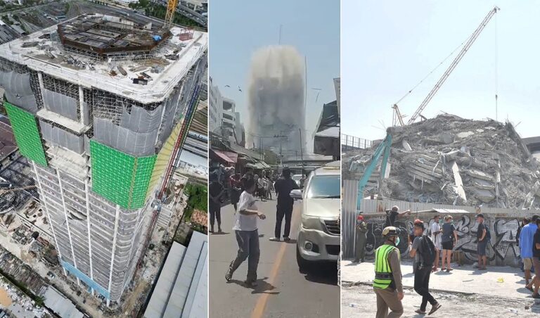 バンコク過去100年で一番の強震。ビル崩壊で3名の死亡が確認。81人が未だ倒壊した建物内に。 | タイニュース・クロスボンバー（X-bomber Thailand）